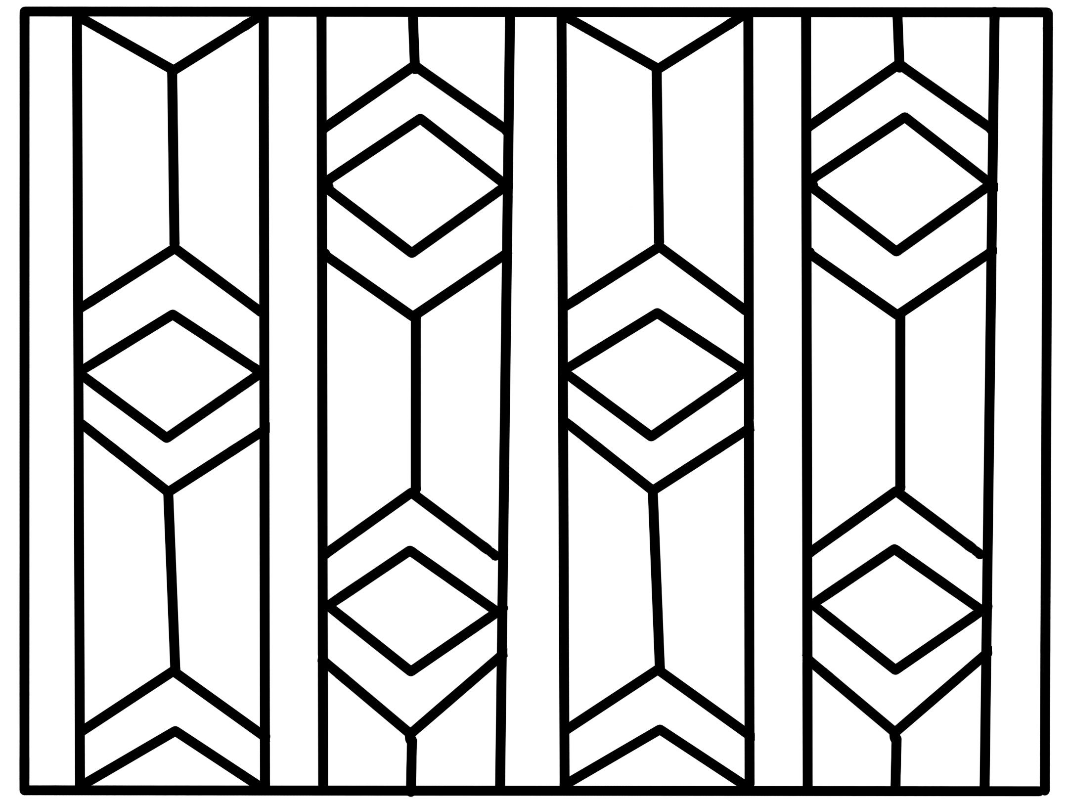 Geometric Design Coloring Pages