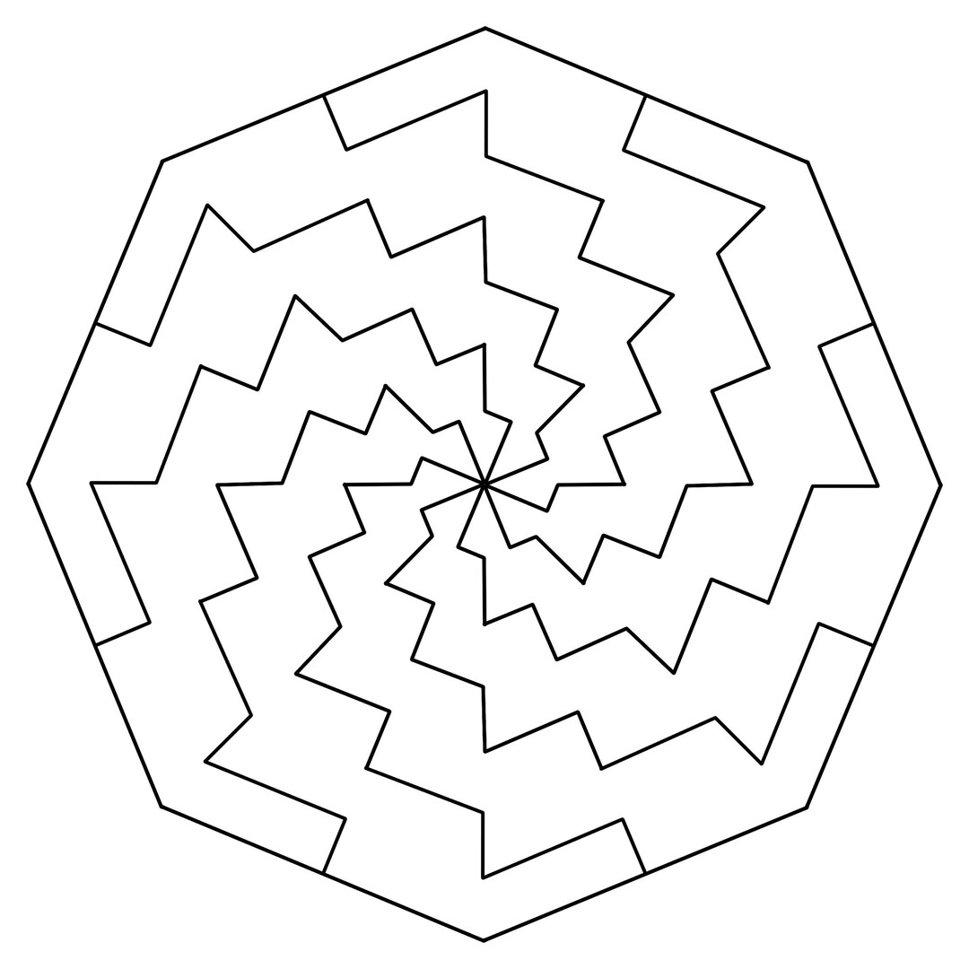 Downloadable and Printable Coloring Page or Template for Adults and ...