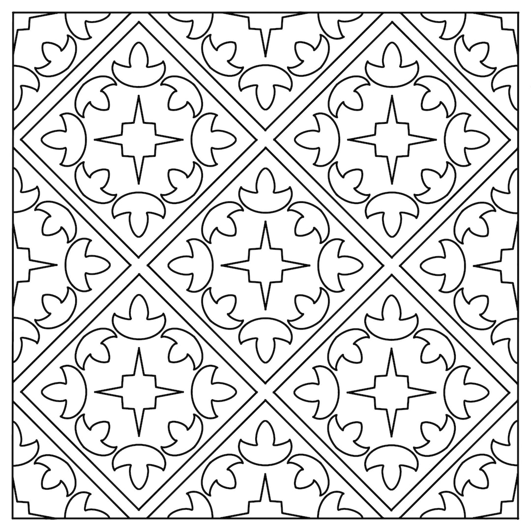 Downloadable and Printable Coloring Page or Template for Adults and ...