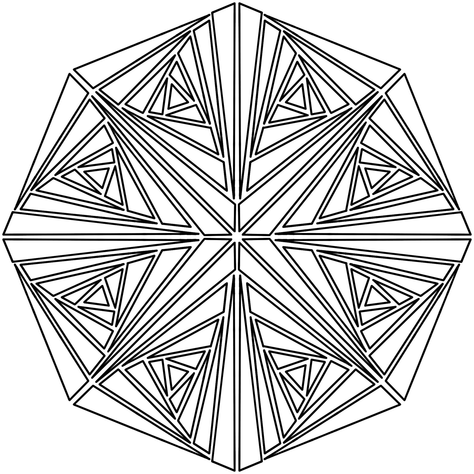 Downloadable and Printable Coloring Page or Template for Adults and ...