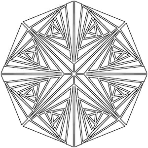 Downloadable and Printable Coloring Page or Template for Adults and ...