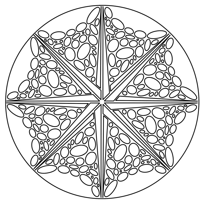 Downloadable and Printable Coloring Page or Template for Adults and ...