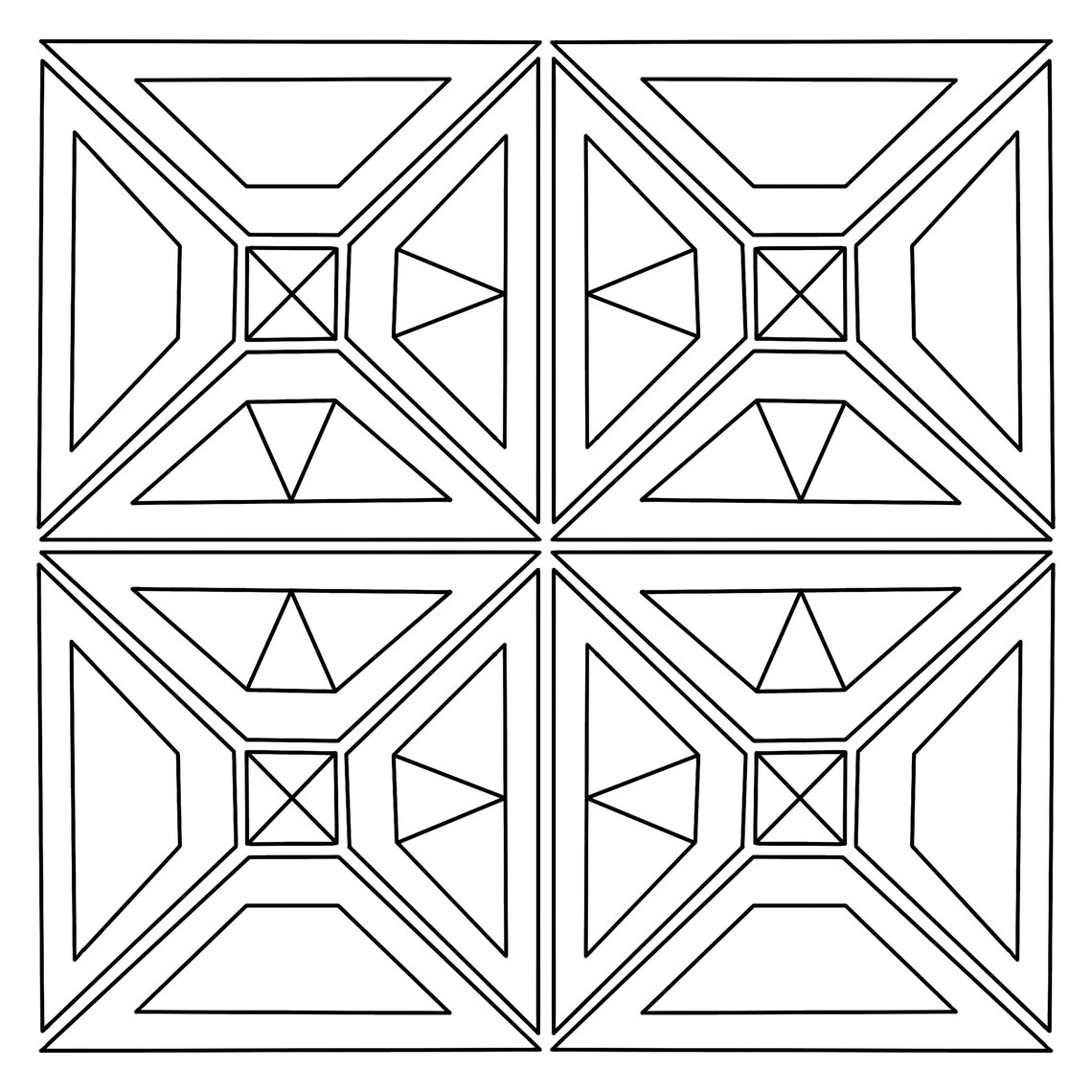 Downloadable and Printable Coloring Page or Template for Adults and ...