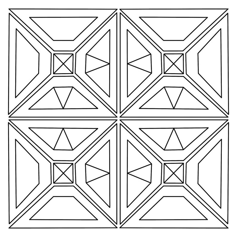 Downloadable and Printable Coloring Page or Template for Adults and ...