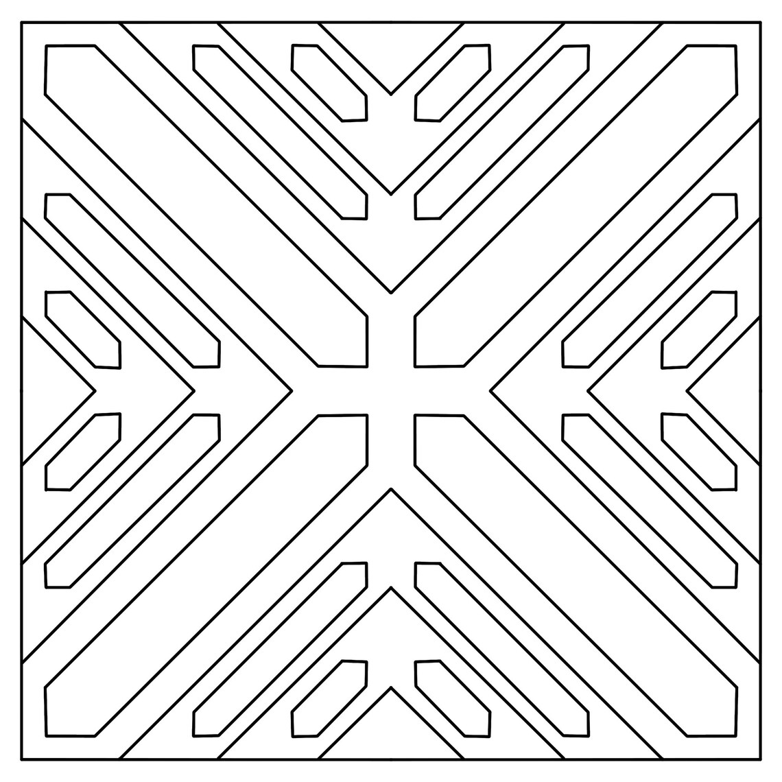 Downloadable and Printable Coloring Page and Template for Adults and ...