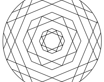 Downloadable and Printable Coloring Page or Template for Adults and ...