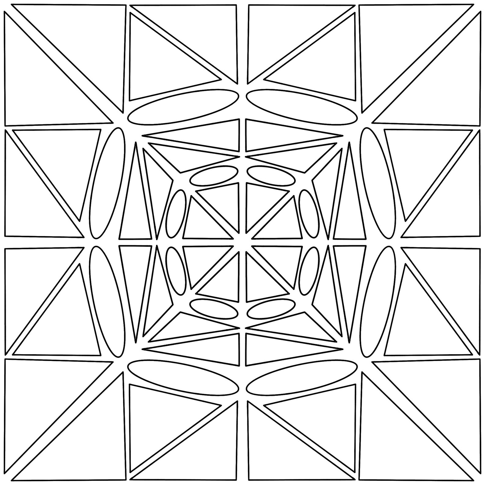 Downloadable and Printable Coloring Page or Template for Adults and ...