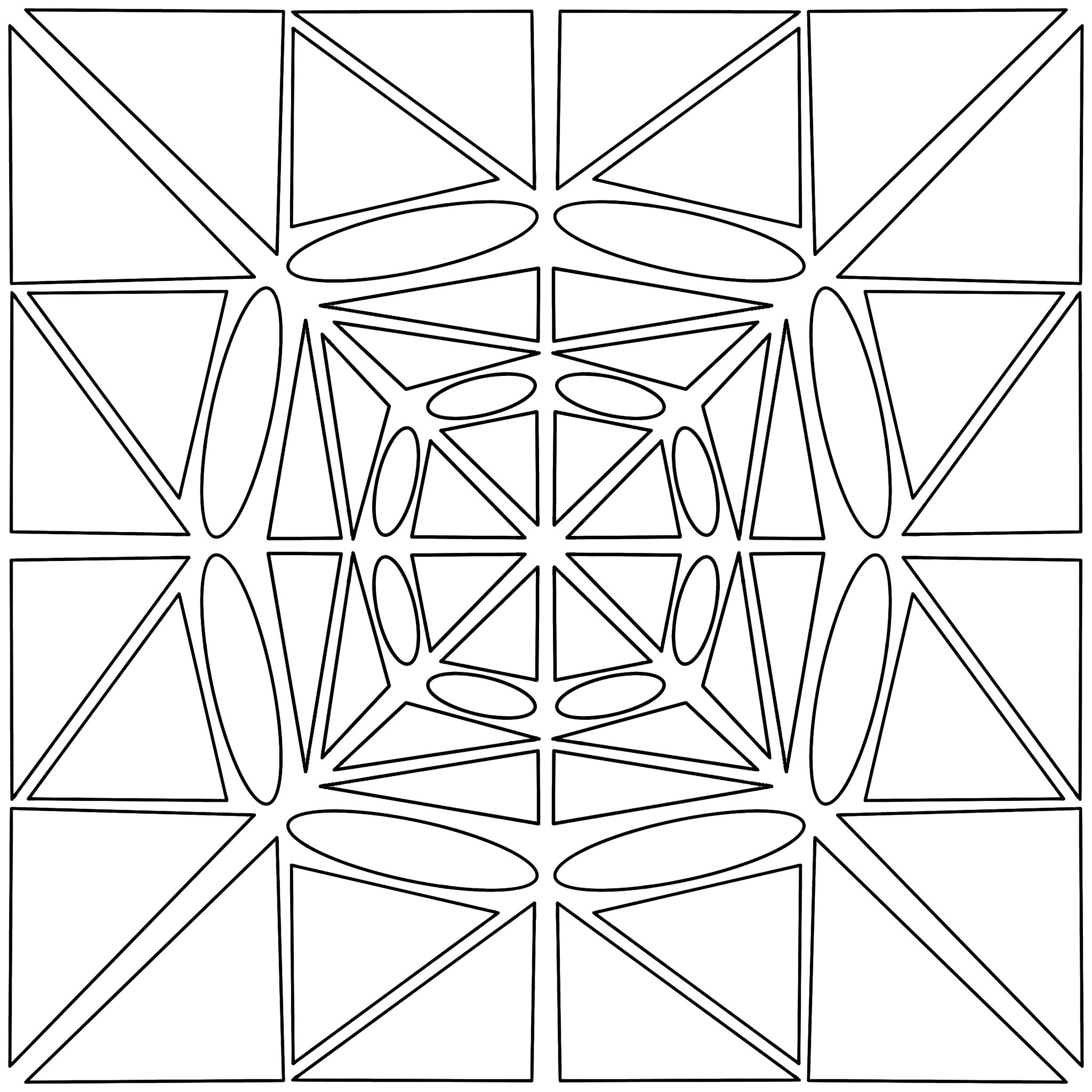 Downloadable and Printable Coloring Page or Template for Adults and ...