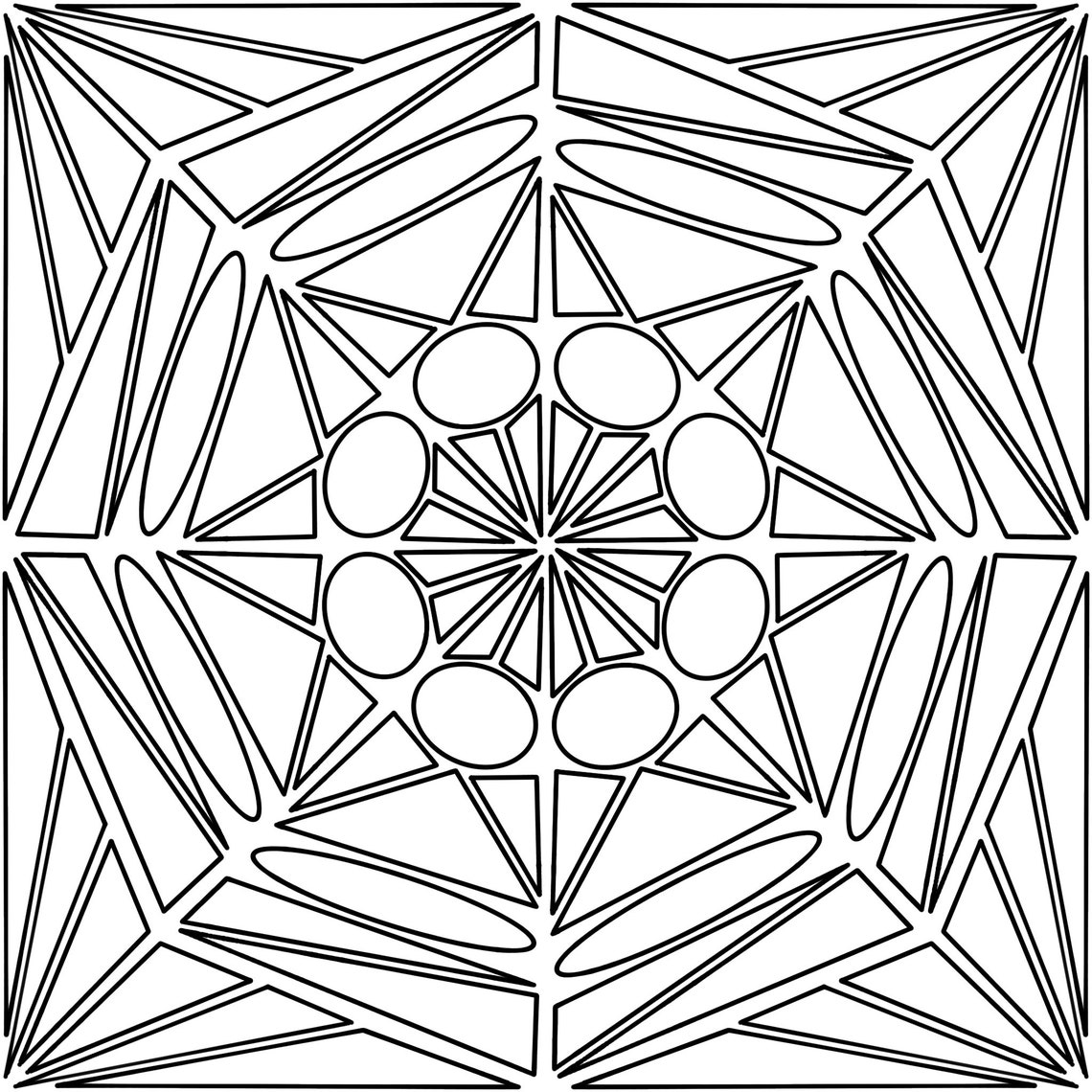 Downloadable and Printable Coloring Page or Template for Adults and ...