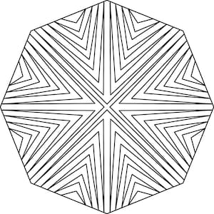 Downloadable and Printable Coloring Page or Template for Adults and ...