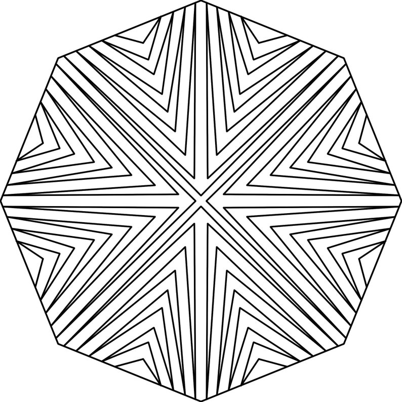 Downloadable and Printable Coloring Page or Template for Adults and ...