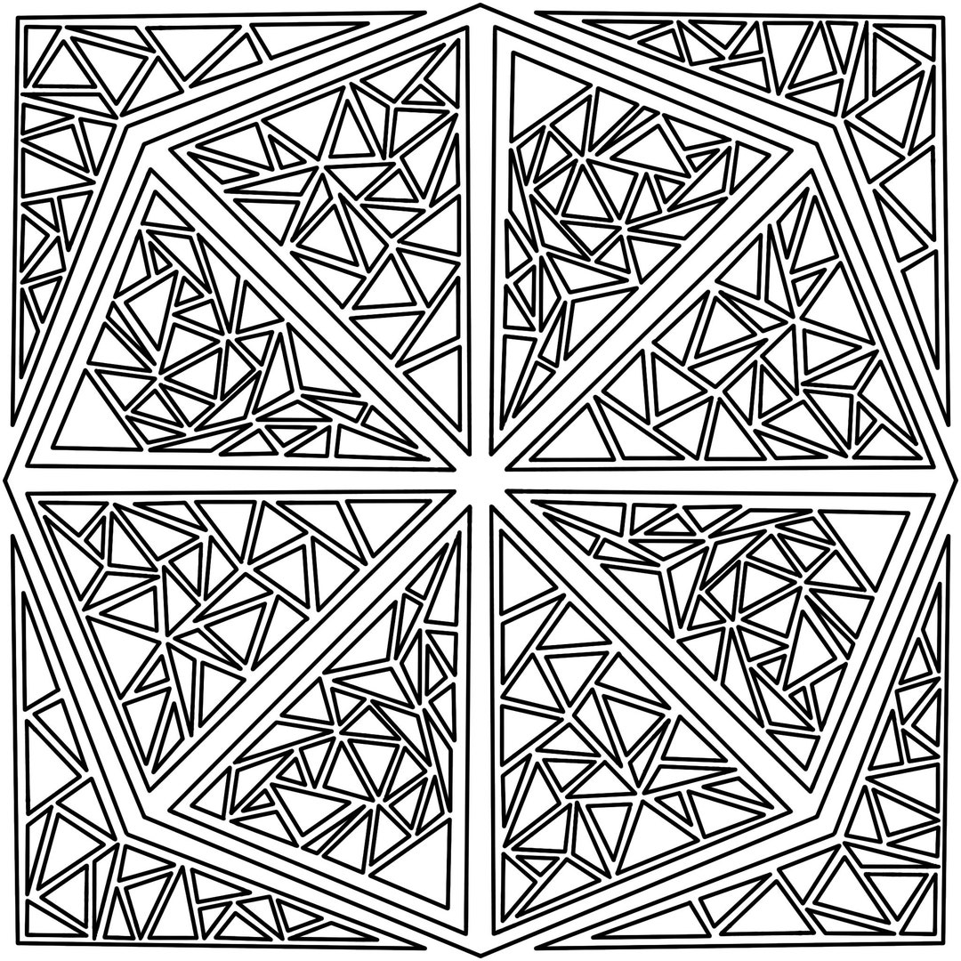 Downloadable and Printable Coloring Page or Template for Adults and ...