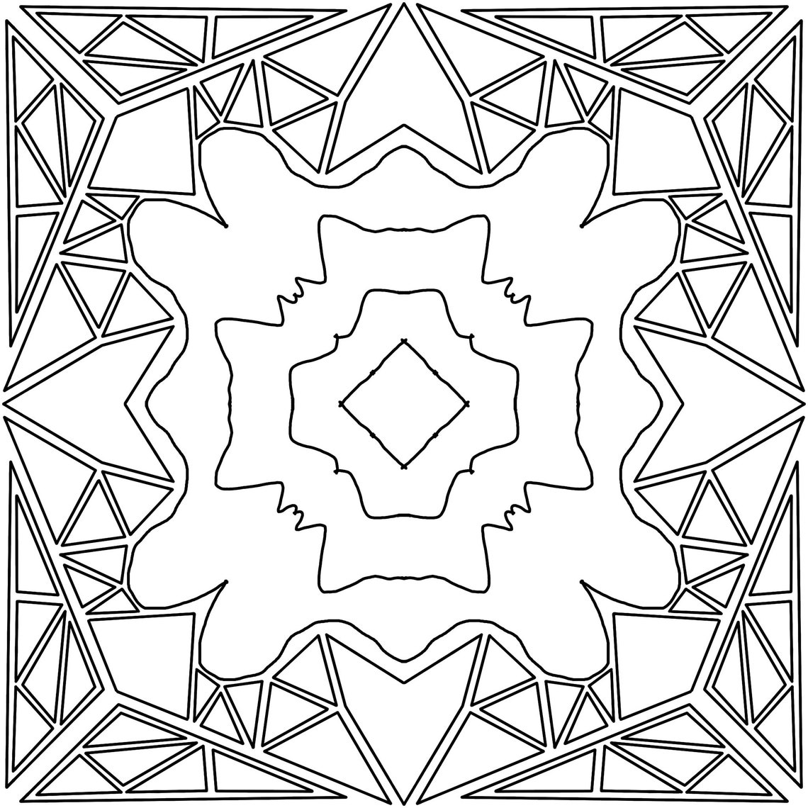 Downloadable and Printable Coloring Page or Template for Adults and Kid ...