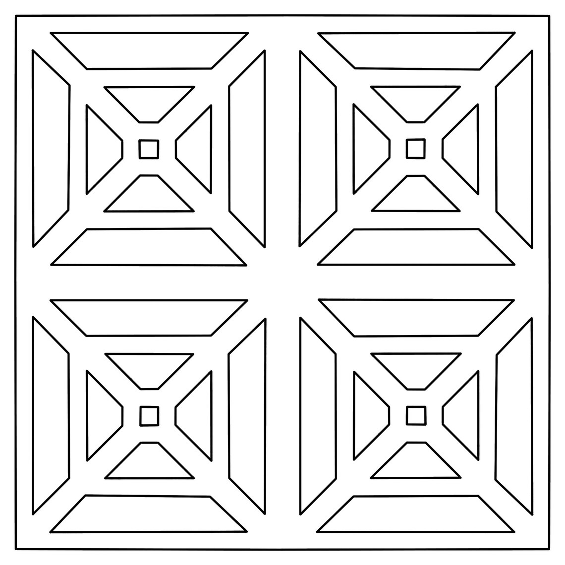 Downloadable and Printable Coloring Page or Template for Adults and ...