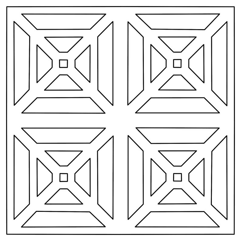 Downloadable and Printable Coloring Page or Template for Adults and ...