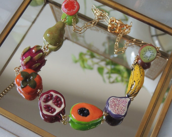Fruit Necklace - Etsy