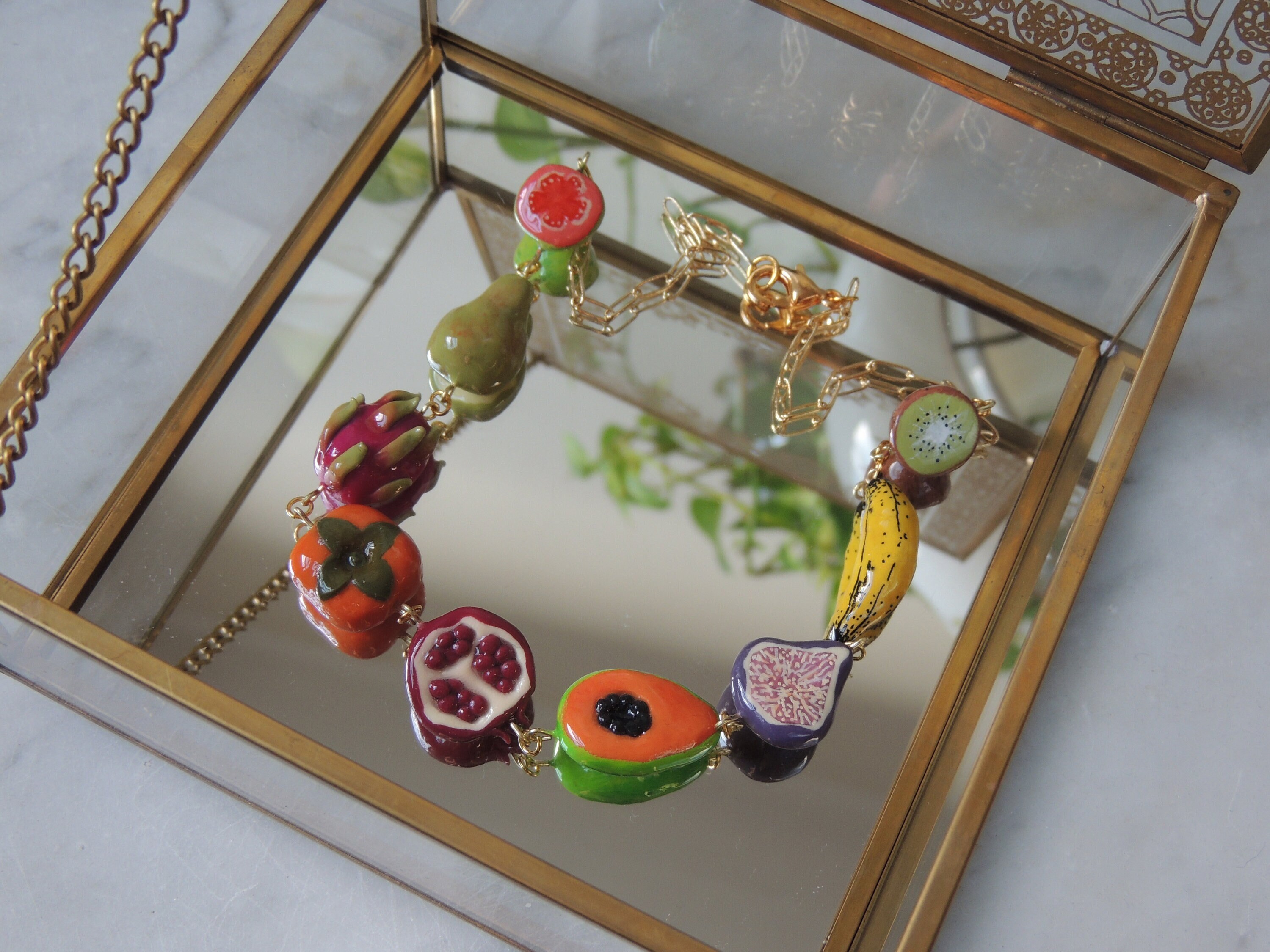 Fruit Necklace - Etsy
