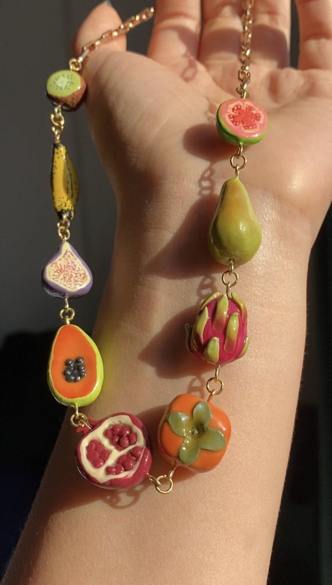 Fruit Necklace - Etsy