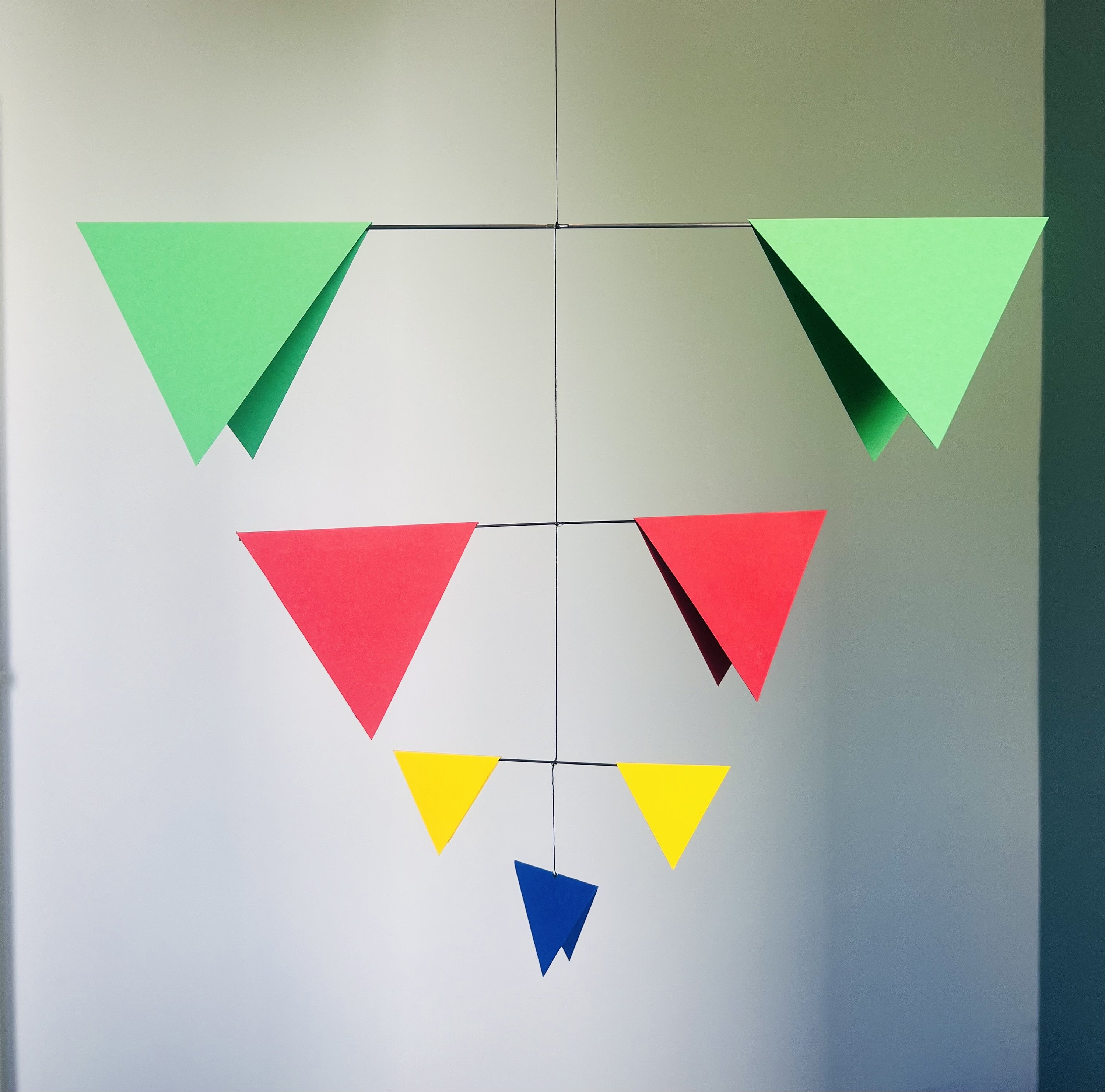 Mobile Primary Three Side Polygon mid Century Hand Made in France ...