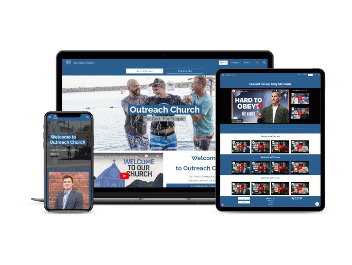 Church Website Template for Church, Synagogue, Temple, Chapel, Charity ...