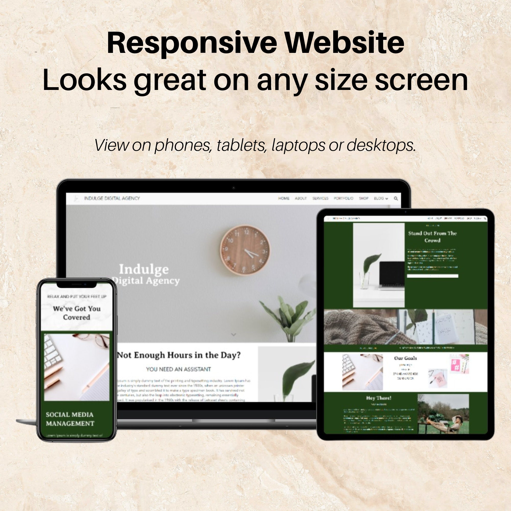 DIGITAL AGENCY Website Template | Google Sites | Social Media ...
