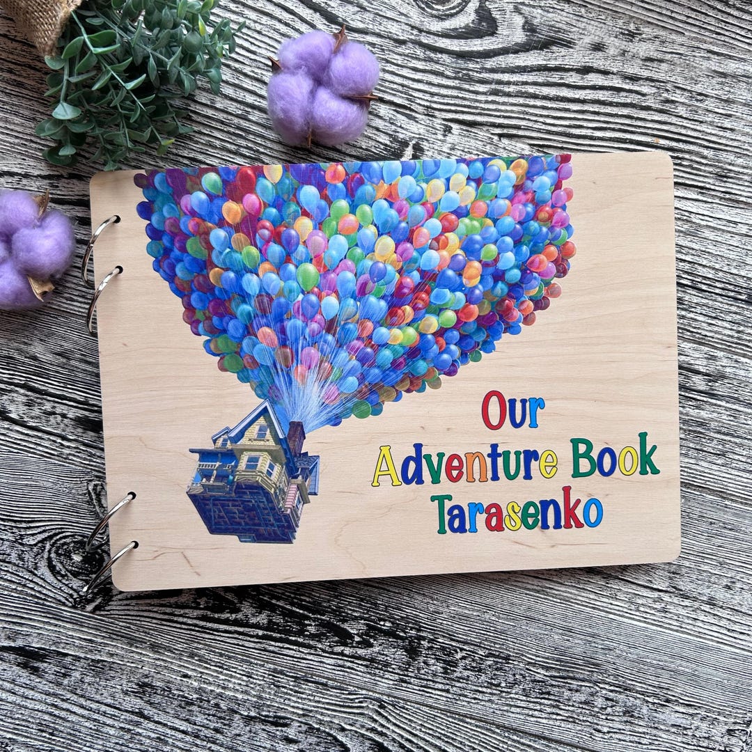 Our Adventure Book Custom Family Photo Book Personalized Wedding Guest ...