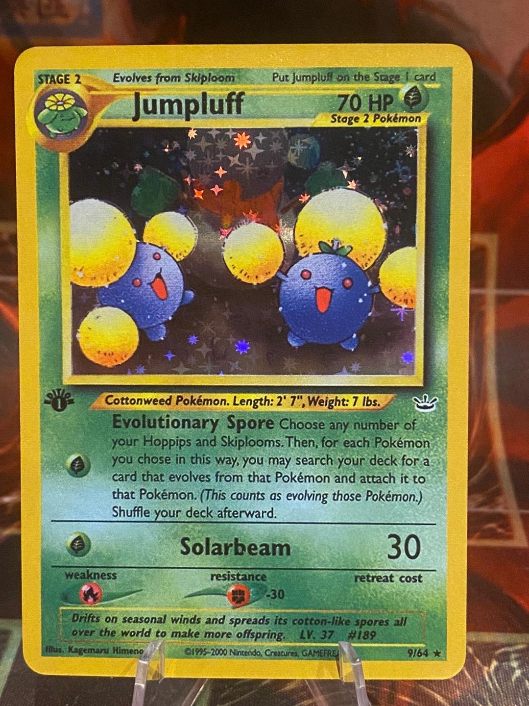 Jumpluff 9/64 Neo Revelation Team Rocket Neo Destiny Jungle Fossil Base ...