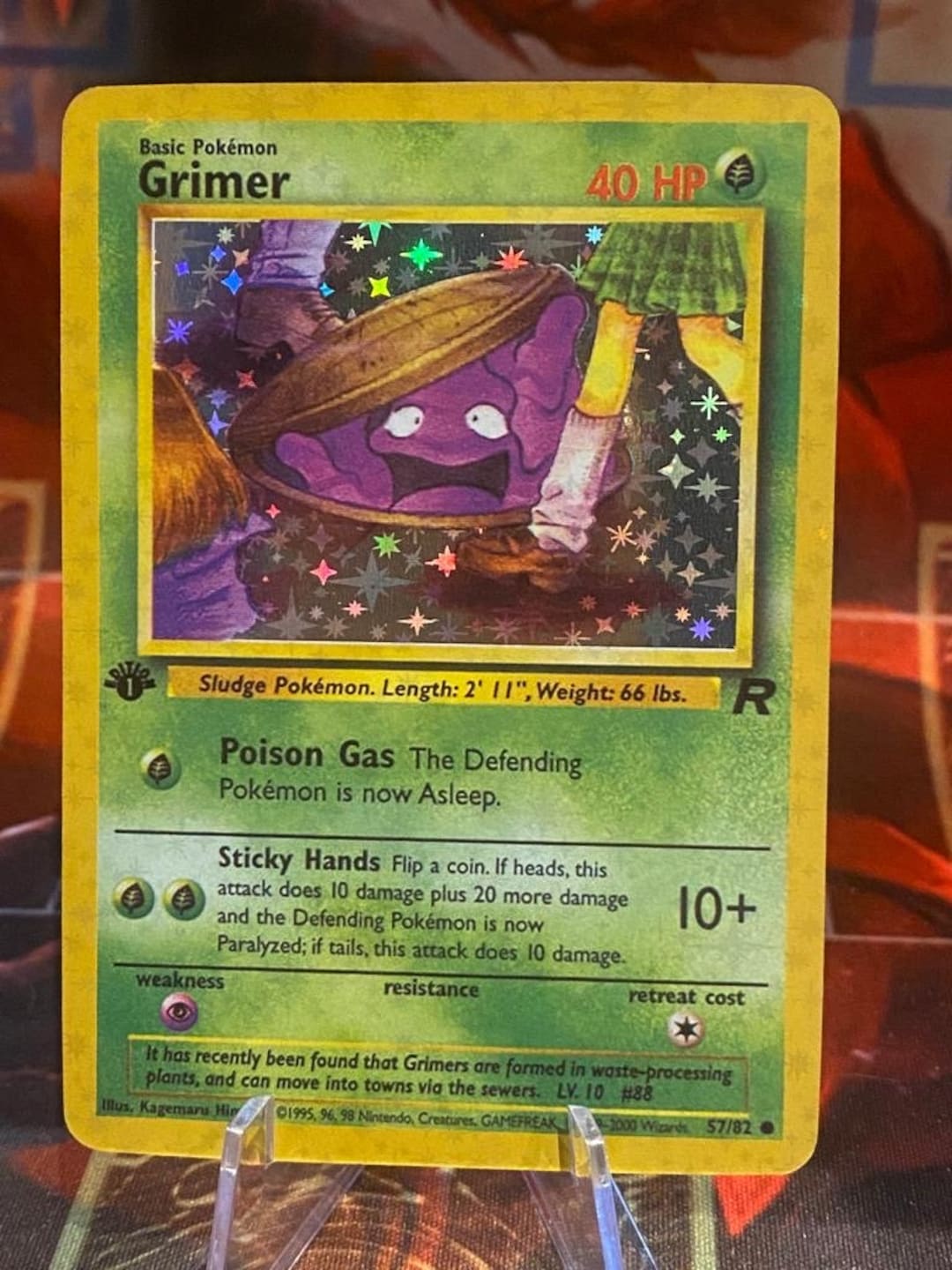 Grimer 57/82 Team Rocket Neo Destiny Jungle Fossil Base Set Pokemon ...