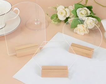 Round Table Numbers With Stand Wedding Table Number Wedding - Etsy