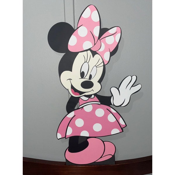 Minnie Mouse Wooden Cutout - Etsy