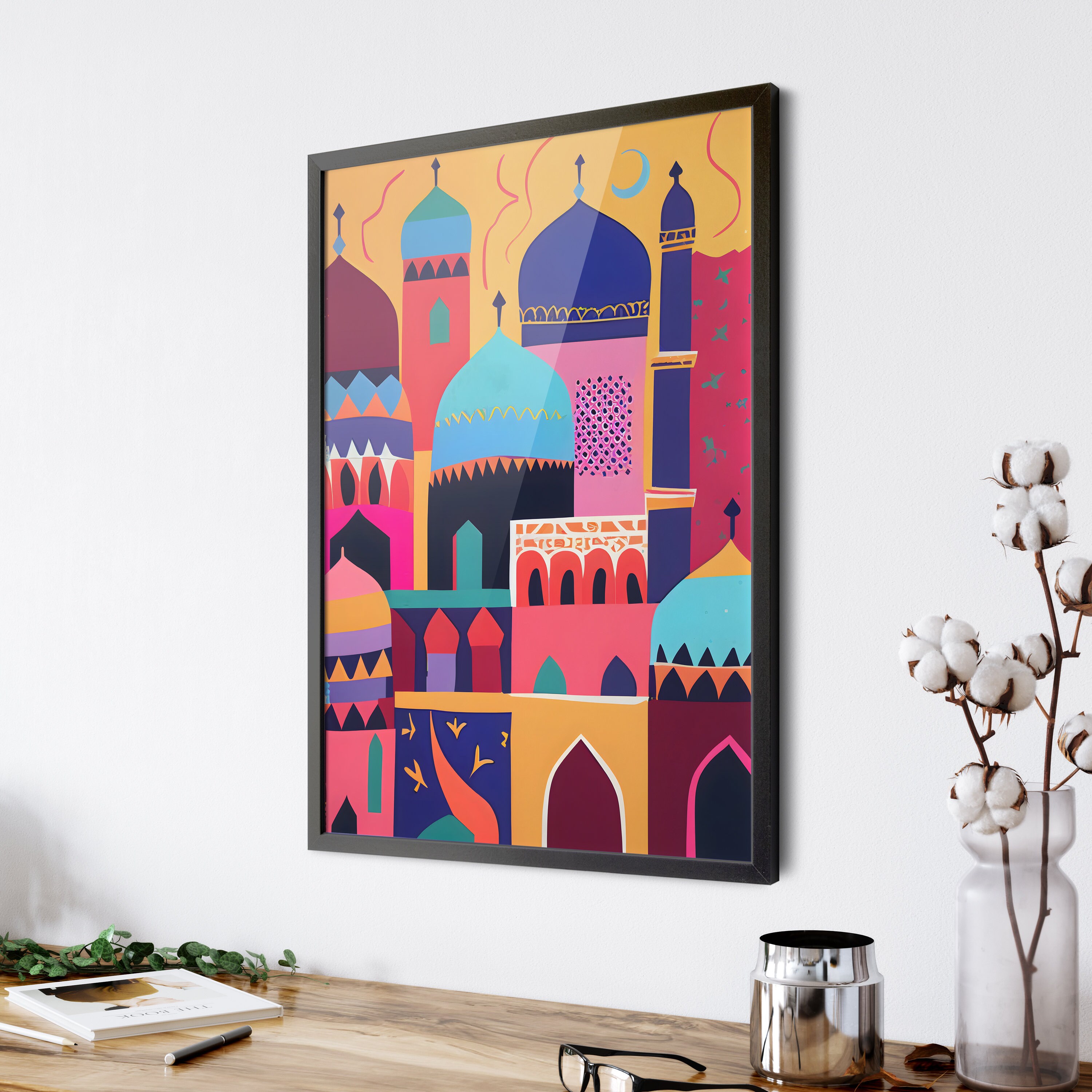 Abstract Moroccan Mosque Art Printable Wall Art Instant - Etsy