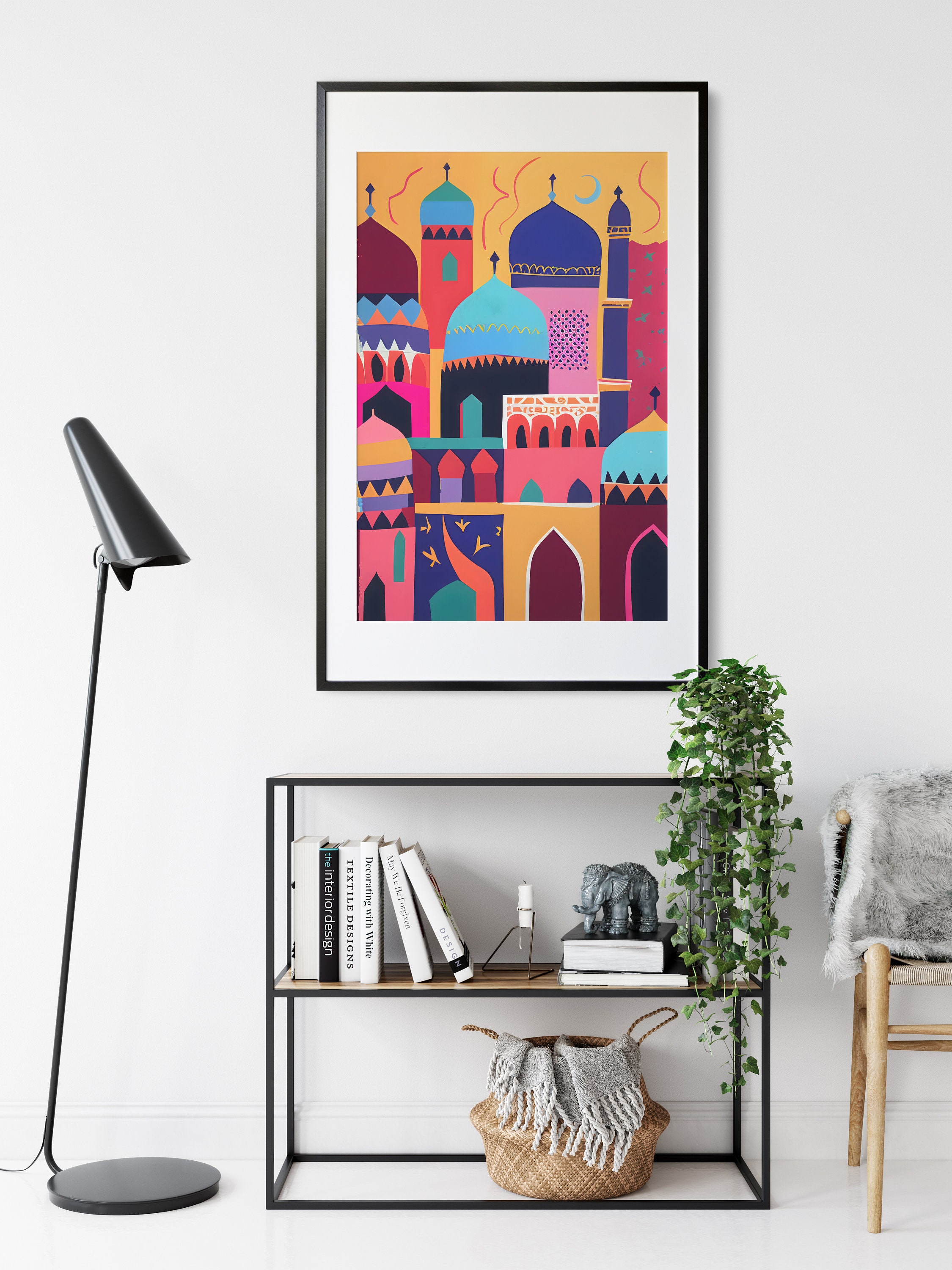 Abstract Moroccan Mosque Art Printable Wall Art Instant - Etsy