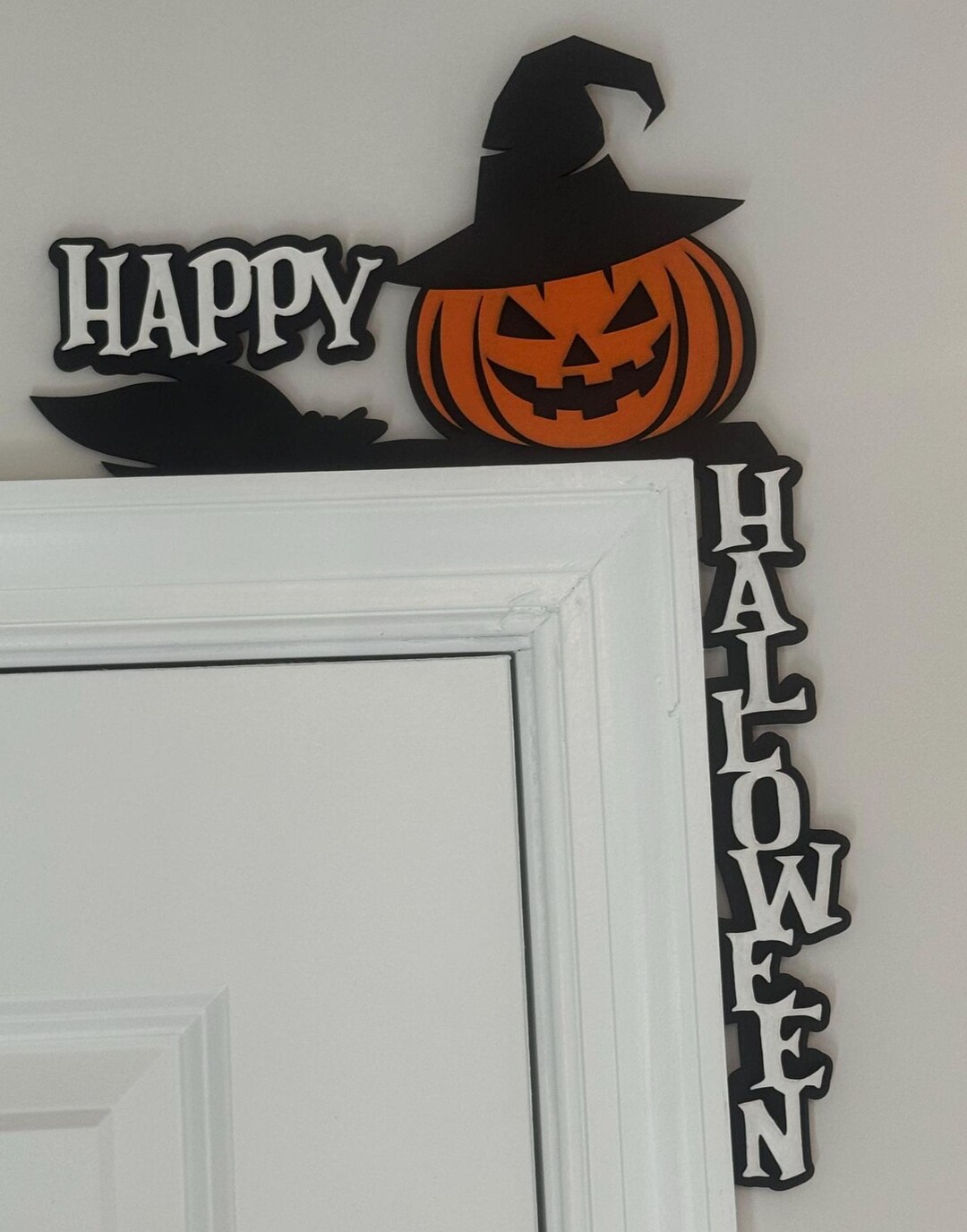 Halloween Door Corner Sign - Halloween Decoration - Door Corner Decor ...