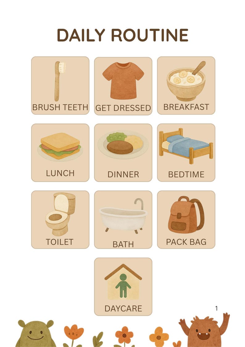 First Then Board – Visual Schedule for Kids, Autism Calm Transitions ...