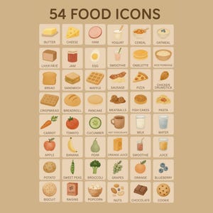 Meal Choice Board for Kids – Visual Food Communication Tool for Autism ...