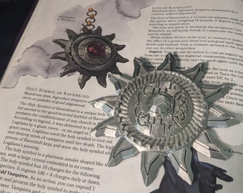 Holy Symbol of Ravenkind Amulet Prepainted Curse of Strahd Ravenloft D ...