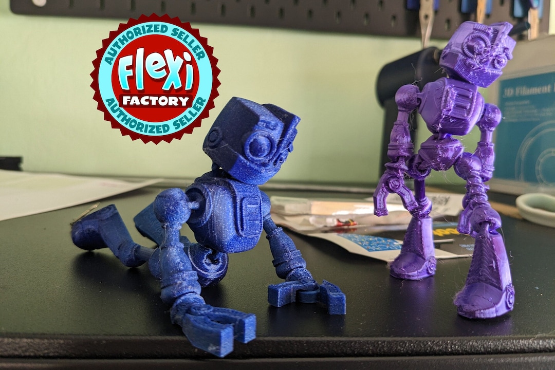 Flexi Robot Fidget Toy - Etsy