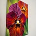 Pansy Wall Decor Art Wall Art Decor Amazing Flower Gift Acrylic Floral ...