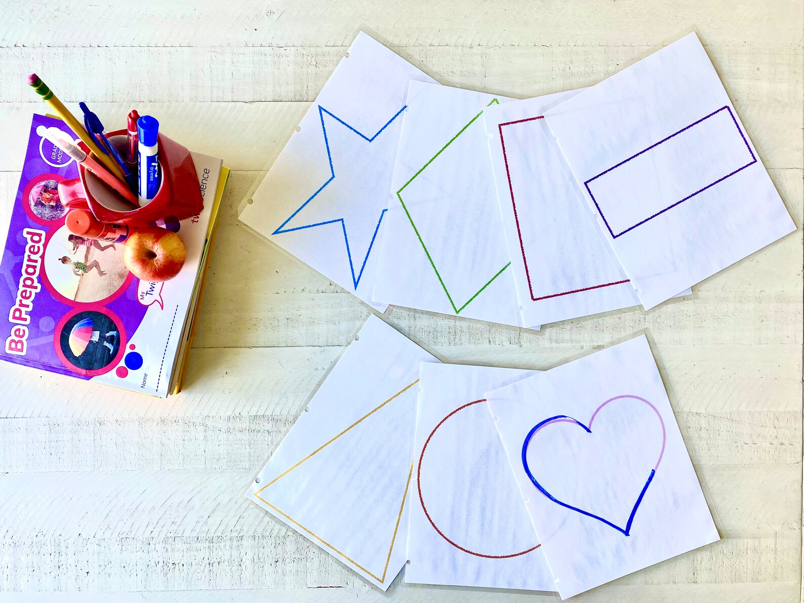 Kindergarten Packet | Shapes and Colors | Early Learning | Traceable ...