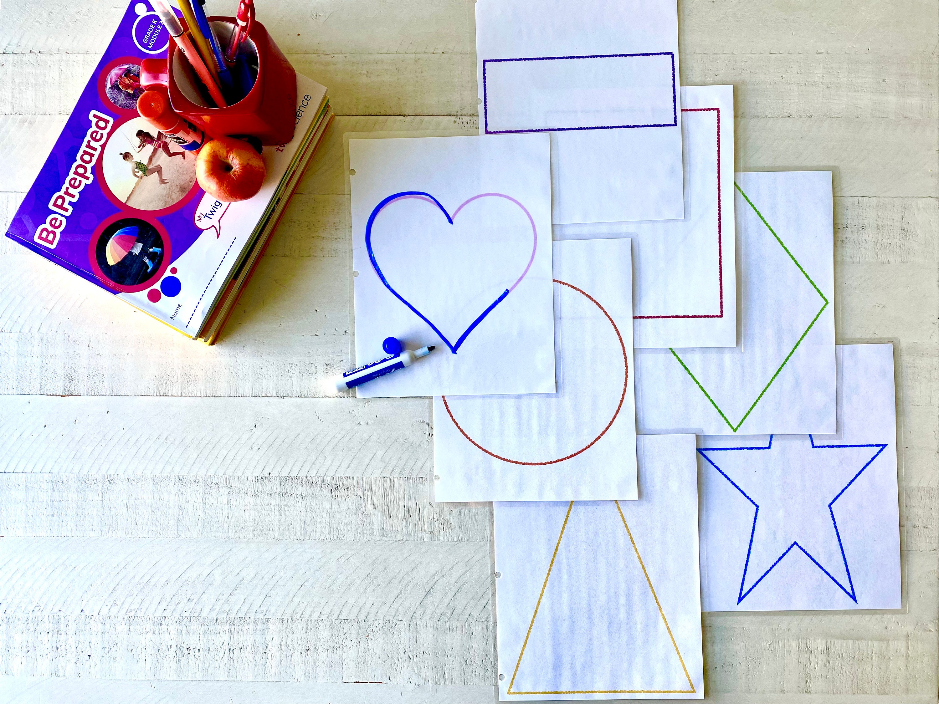 Kindergarten Packet | Shapes and Colors | Early Learning | Traceable ...