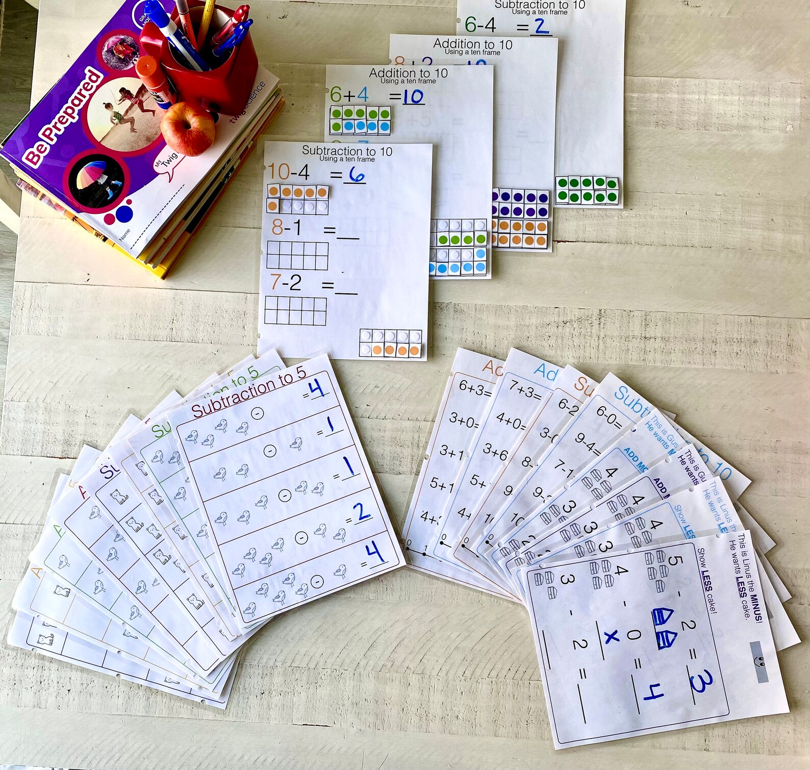 Kindergarten Packet | Addition/subtraction | Early Learning | Traceable ...