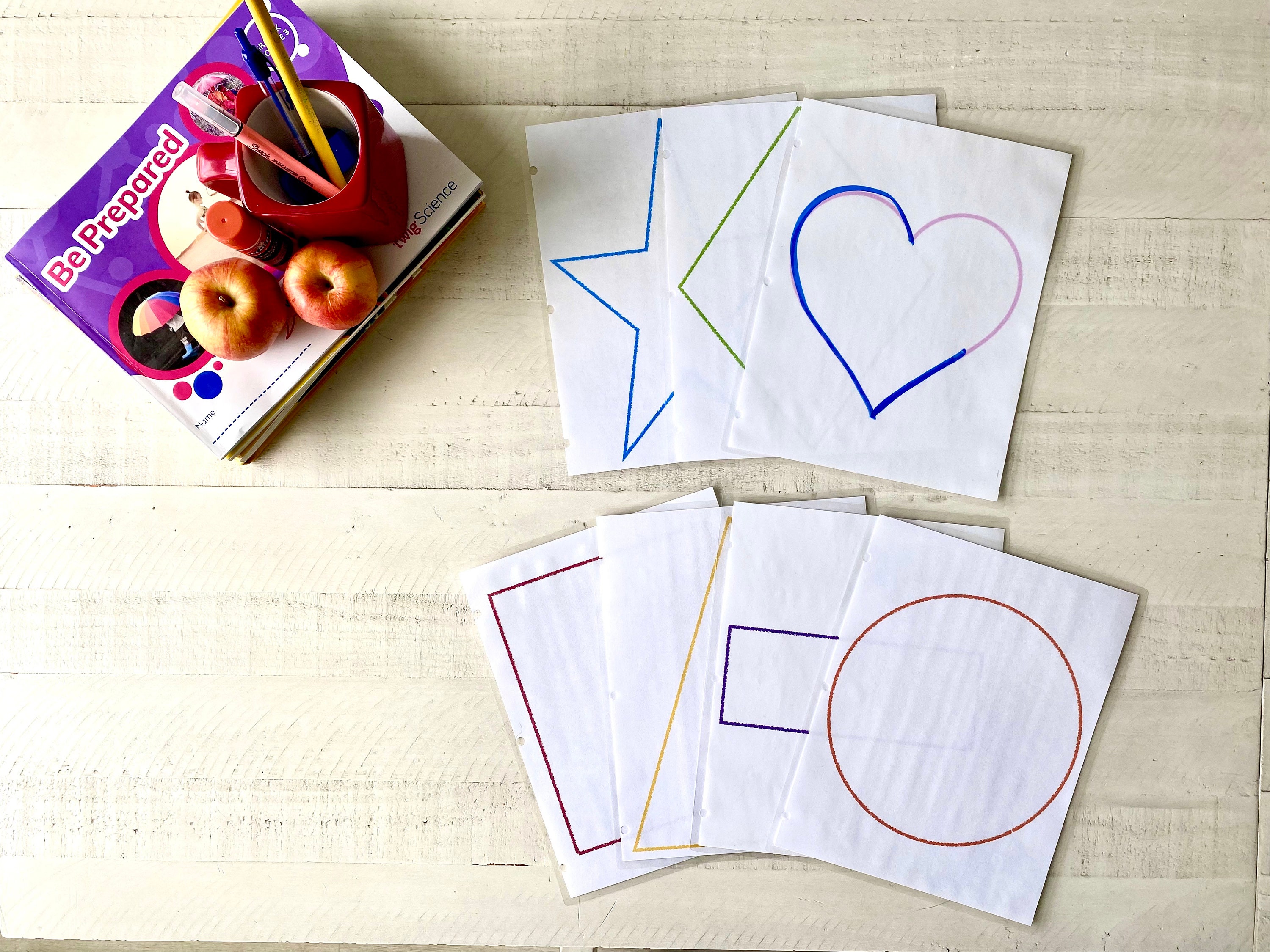 Kindergarten Basic Learning Binder | Worksheets | Busy Book | Kinder ...