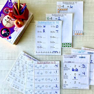 Kindergarten Packet | Addition/subtraction | Early Learning | Traceable ...