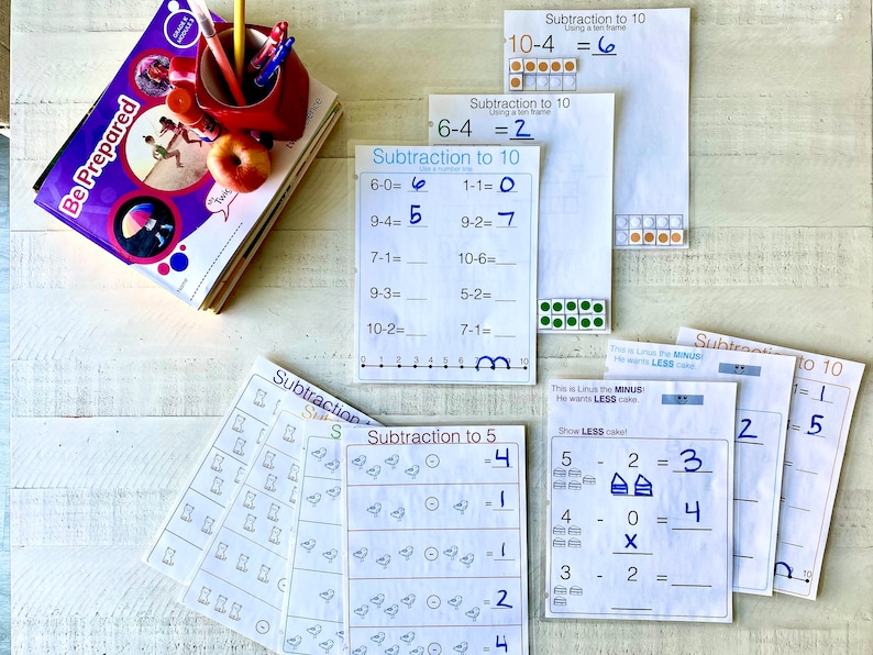 Kindergarten Packet | Addition/subtraction | Early Learning | Traceable ...