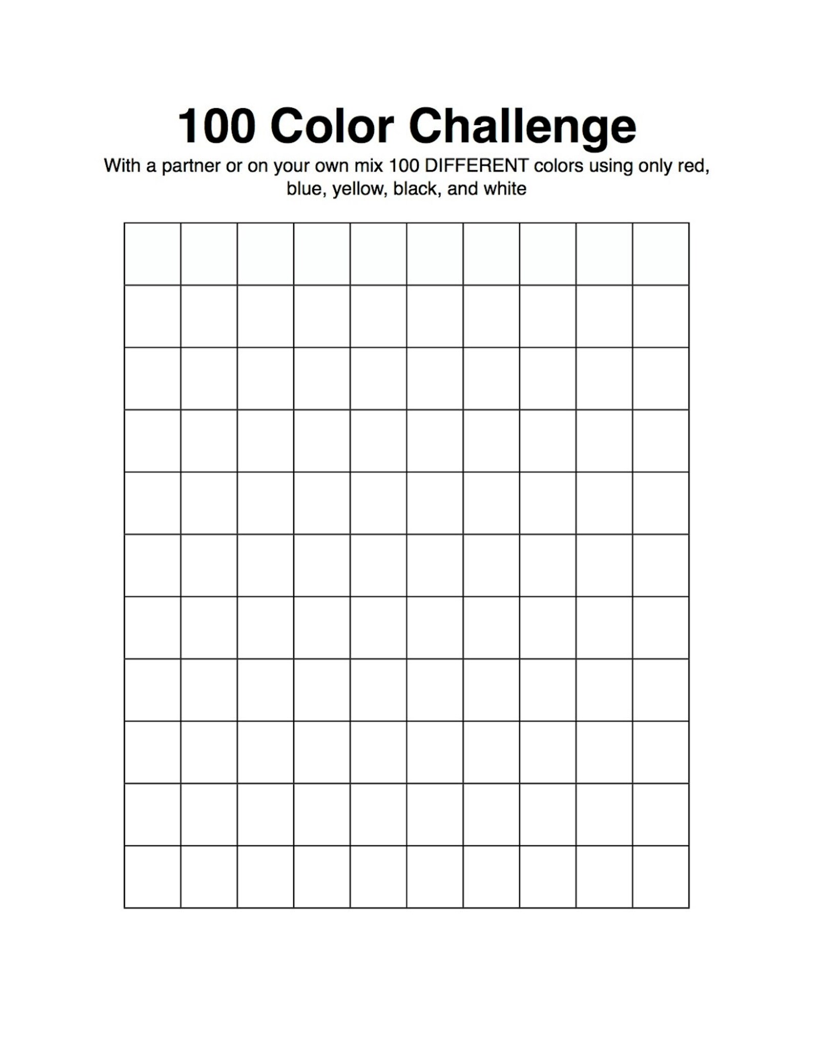 COLOR MIXING Modern Art Lesson Plans for Art Class, Homeschool or ...