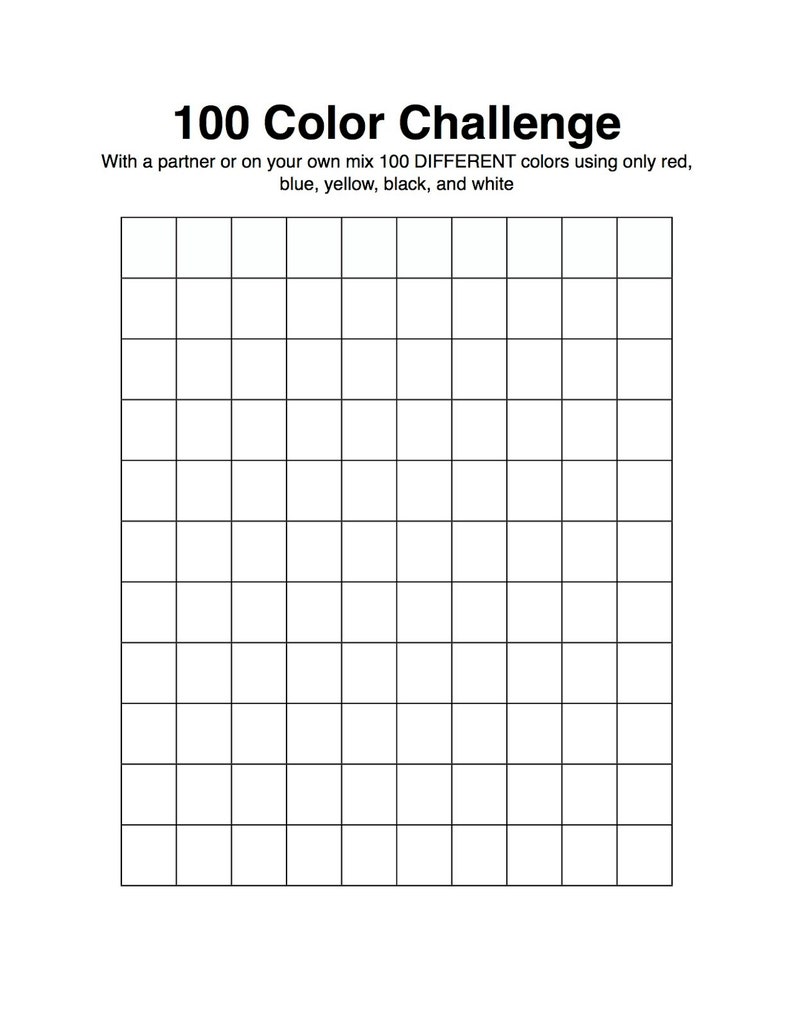 COLOR MIXING Modern Art Lesson Plans for Art Class, Homeschool or ...