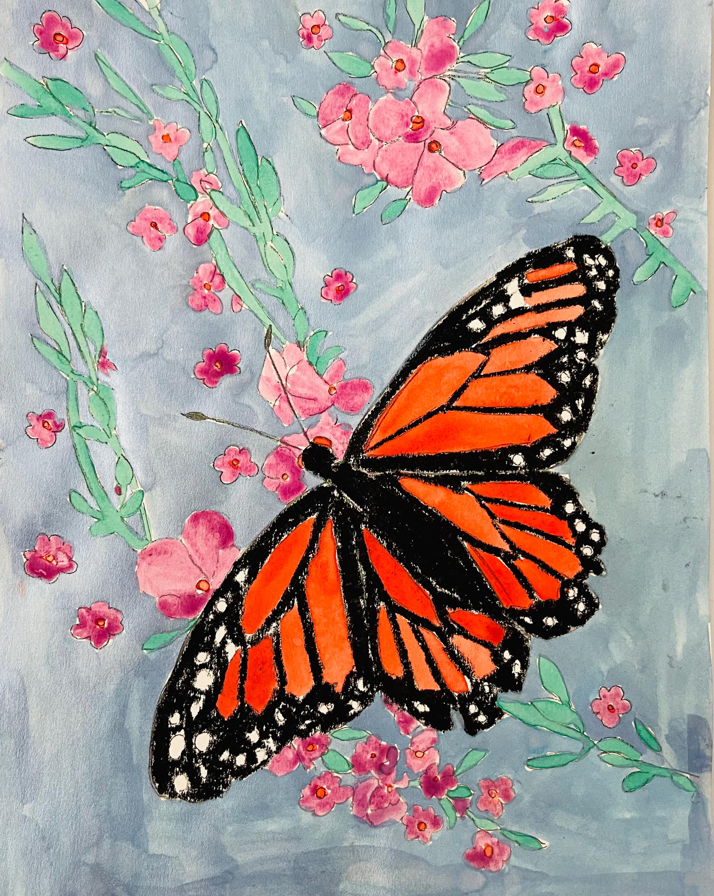 WATERCOLOR PAINTING KIT Paint the Monarch Butterfly is 6 Easy Steps ...