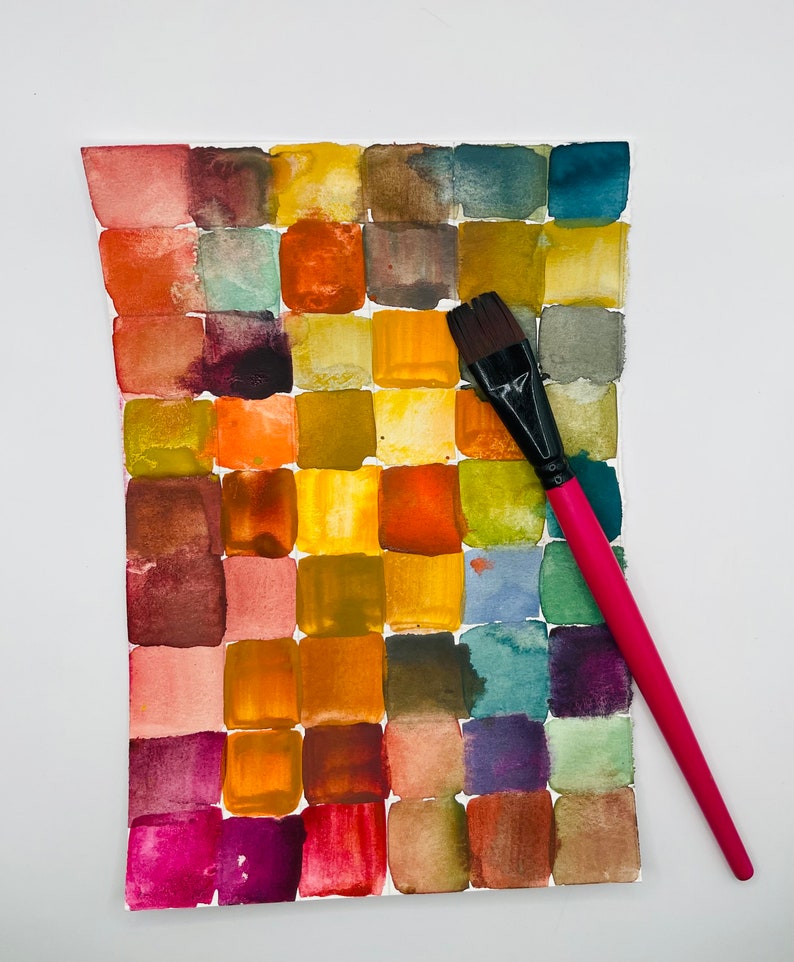 COLOR MIXING Modern Art Lesson Plans for Art Class, Homeschool or ...
