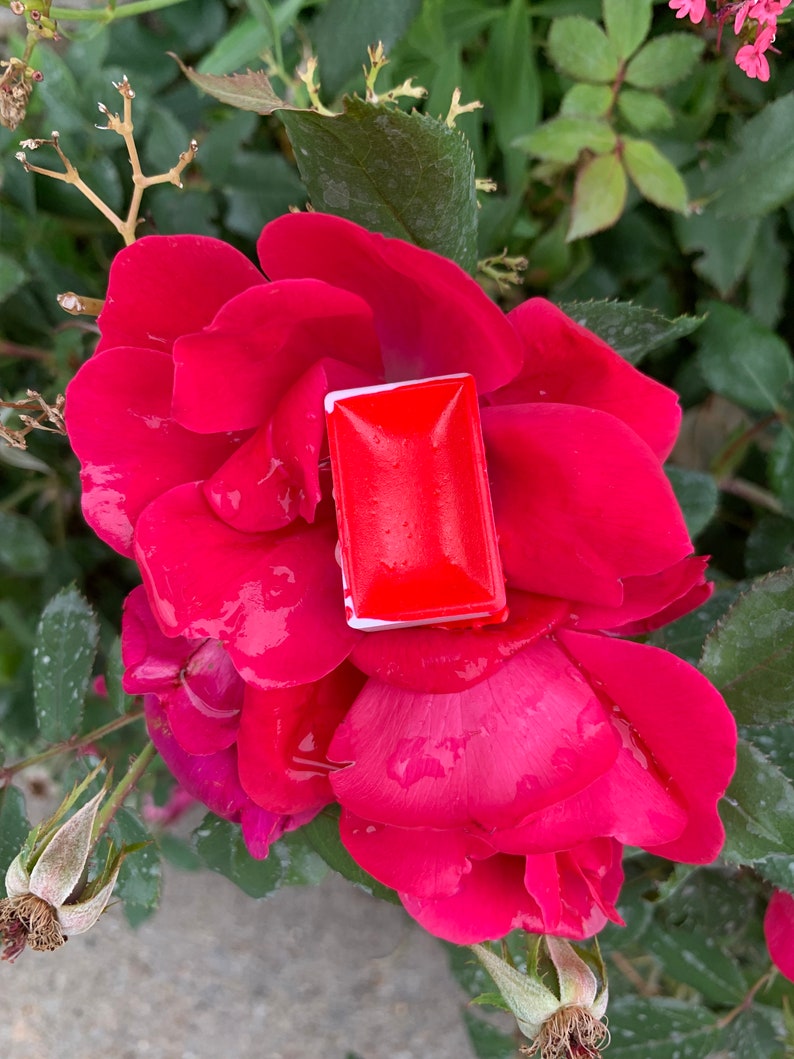 LUMI PINK Neon Artisan Handmade Handground Watercolor Full Pan With ...