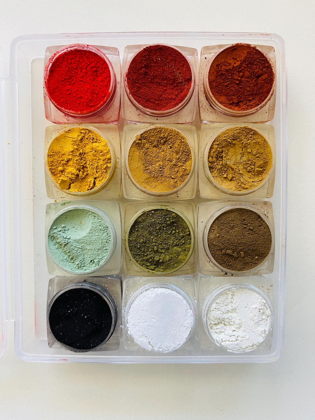 ICONOGRAPHY PIGMENT SET of 12, Beginners Set of 5 Gram Historic Dry ...